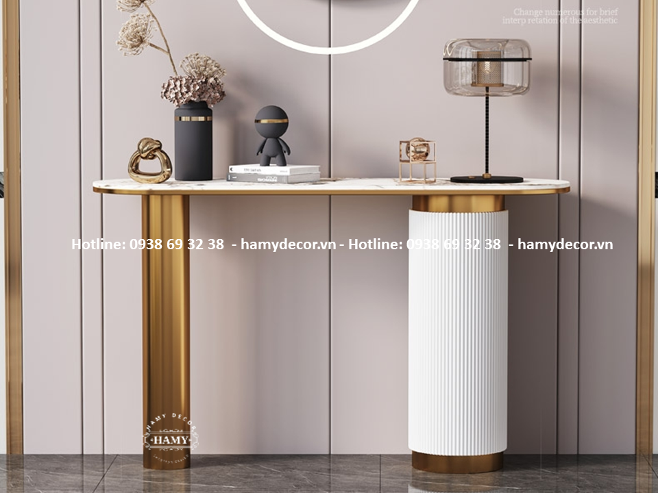 Top 1 bàn console inox mạ vàng hot nhất hiện nay - 185